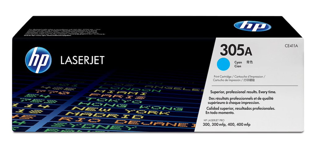 HP 305L (CE411A) Cyan Toner za Stampac Kolor LaserJet Pro 300/400/M375/M351/M475/M451