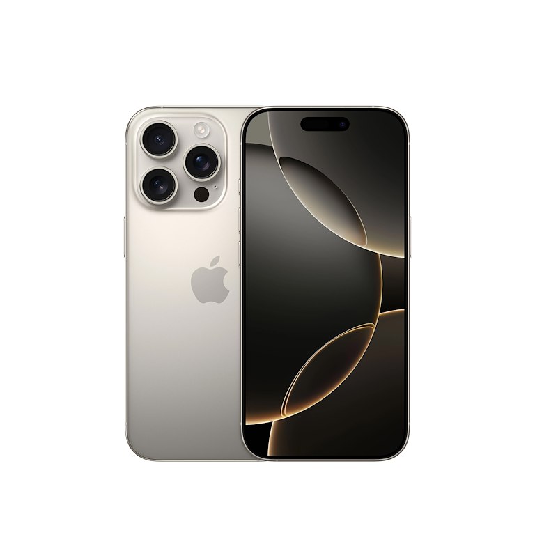 Apple Iphone 16 Pro 128GB natural titanium mobilni 6.3" Hexa Core Apple A18 Pro 8GB 128GB 48Mpx+12Mpx+48Mpx Dual Sim