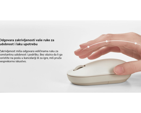 XIAOMI Wireless Mouse 2 lite miš beli (BHR8915GL)