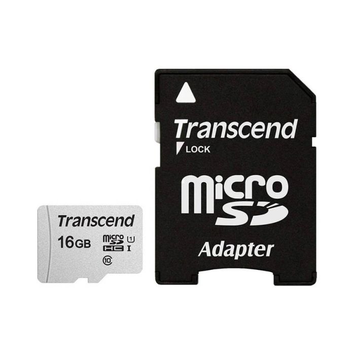 Memorijska kartica Transcend 16GB TS16GUSD300S-A MicroSD + adapter