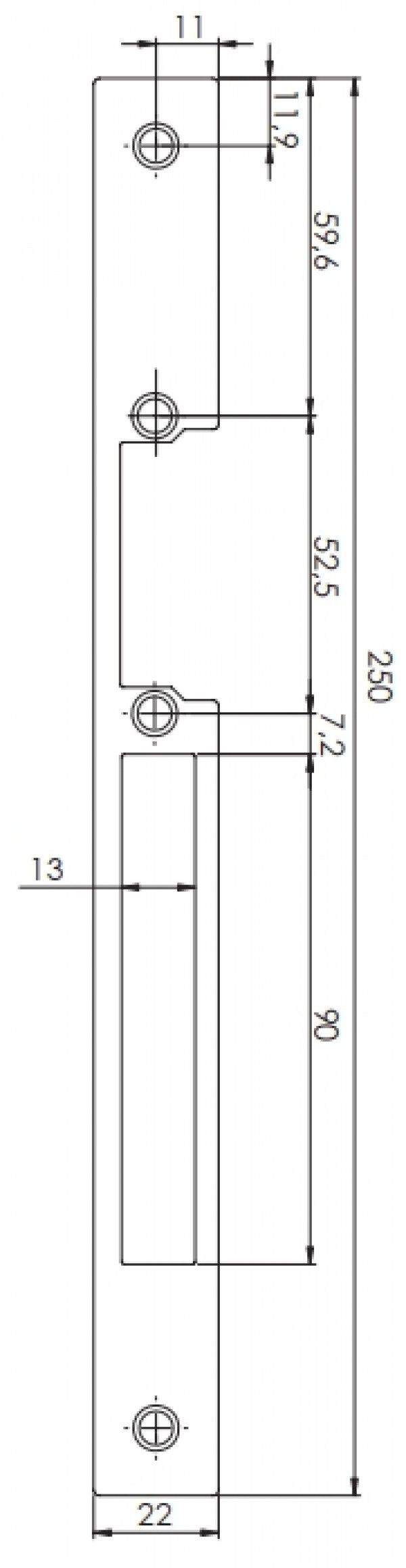 L22mm,ceona ploca