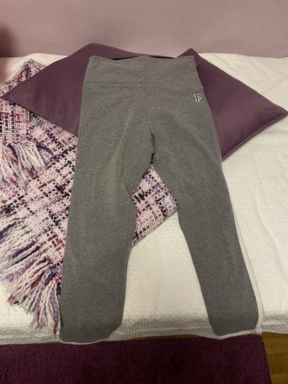 PINK VICTORIA SECRET sive helanke za trening M
