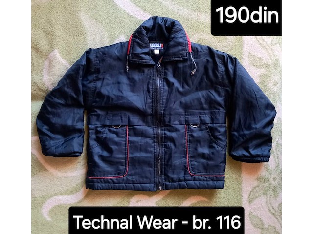 Technal Wear dečija jakna plave boje br. 116