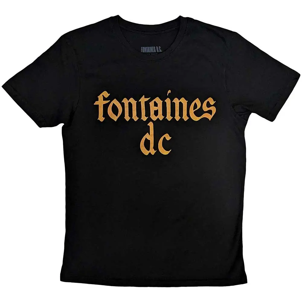 Majica FontainesDC Gothic Logo, Crna