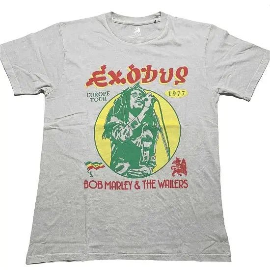 Majica Bob Marley 1977 Tour, Siva