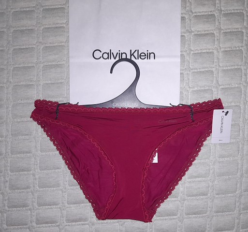 Calvin Klein bordo microfiber slip/brazilke NOVO!%