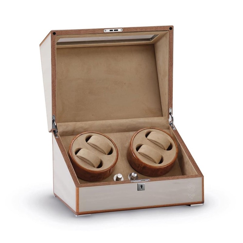 Pozzi Milano Winder for 4 Watches in Wood – Kutija za sat