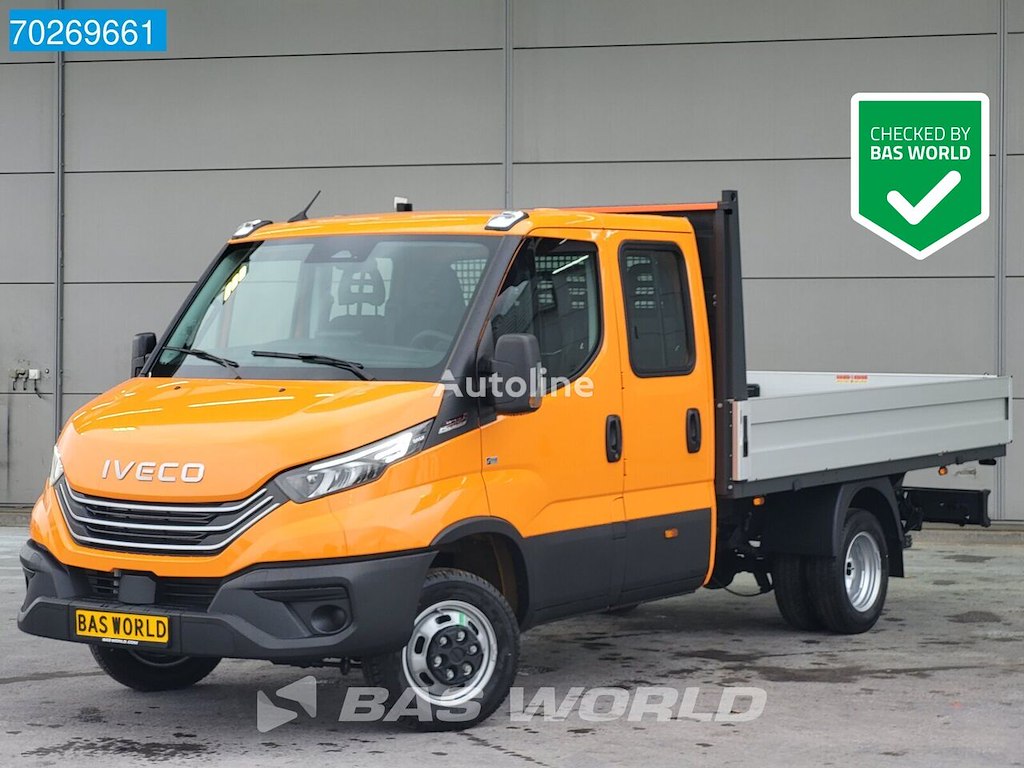 Novi IVECO Daily 35C21 3.0 210PK 2025model Dubbel Cabine Open laadbak 3.5t kamion s ravnom platformom < 3.5t