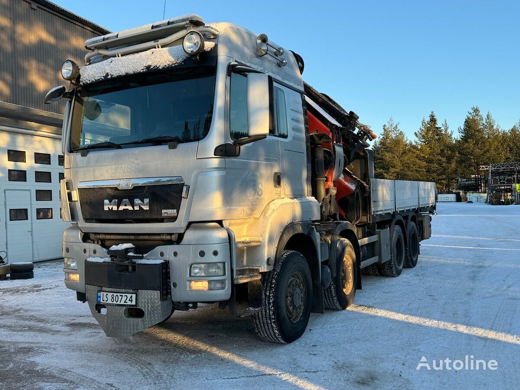 Prodaje se MAN Tgs kamion s ravnom platformom na aukciji