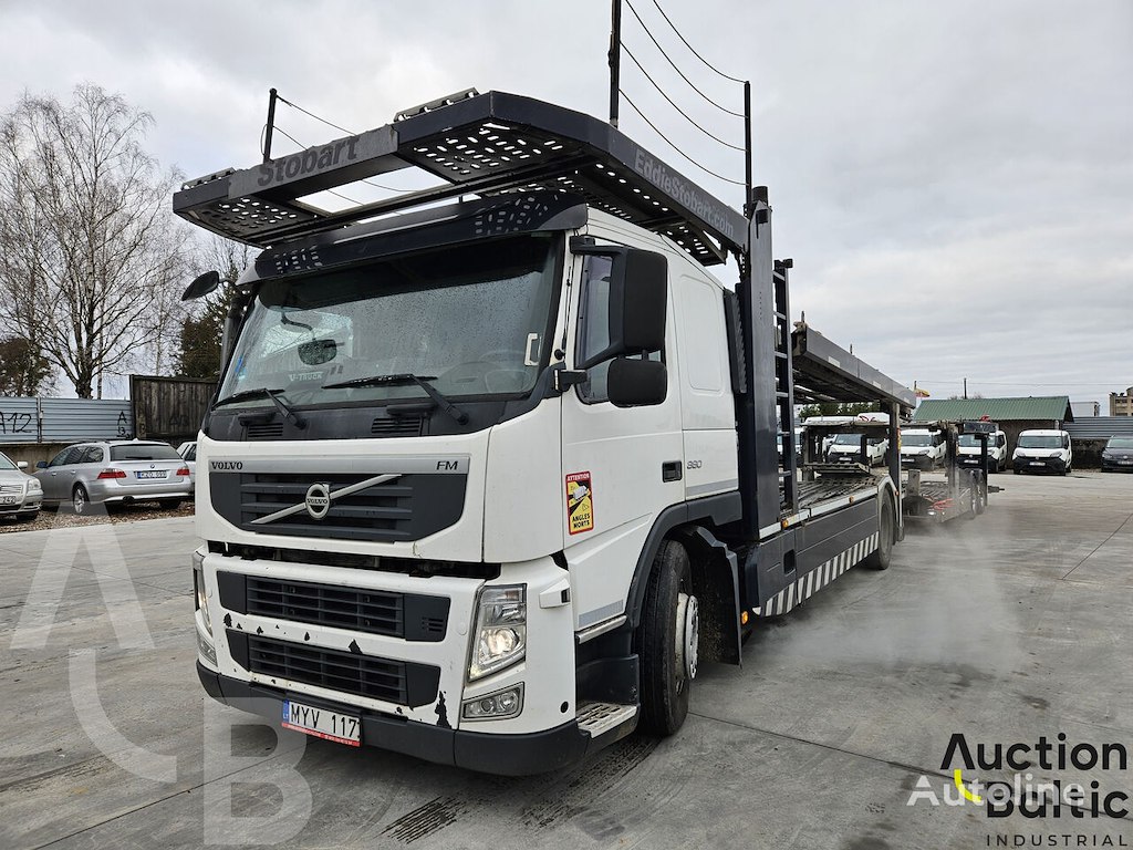 Prodaje se Volvo FM autotransporter na aukciji + prikolica autotransportera