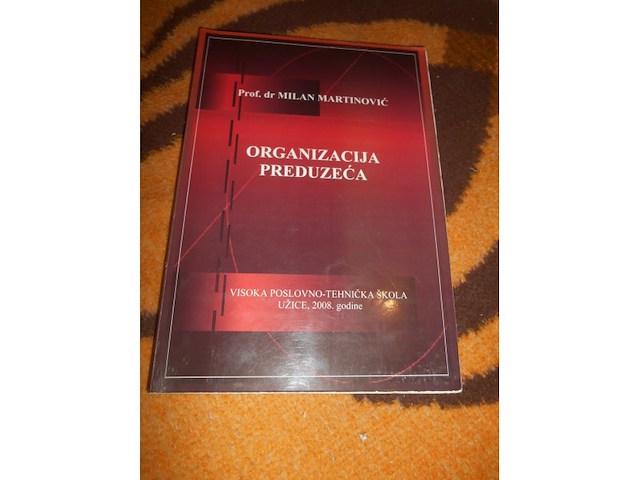 Milan Martinović - Organizacija preduzeća RETKO!!!