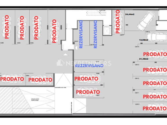Prodaju se garažna mesta