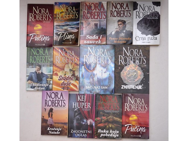 NORA ROBERTS - 13 KNJIGA