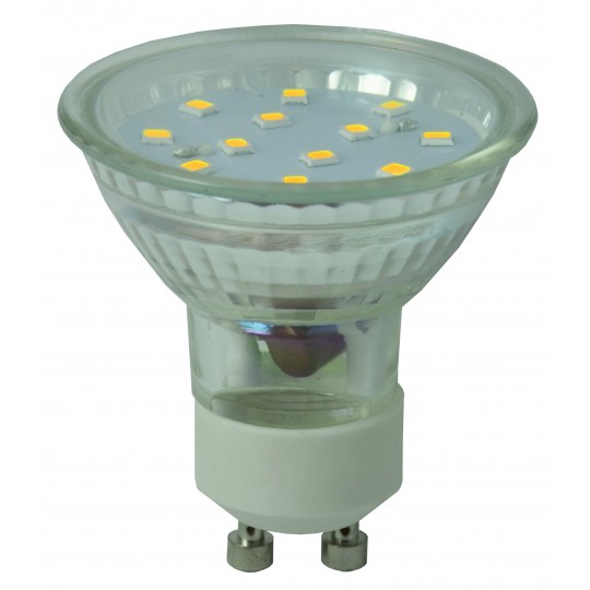 LED sijalica 5W GU10 toplo bela 3000K staklena