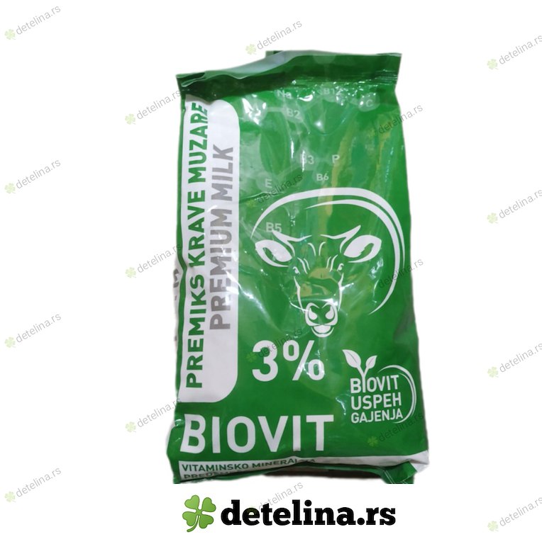 BIOVIT VSO PREMUM MILK 3% PREMIKS ZA KRAVE MUZARE 3kg