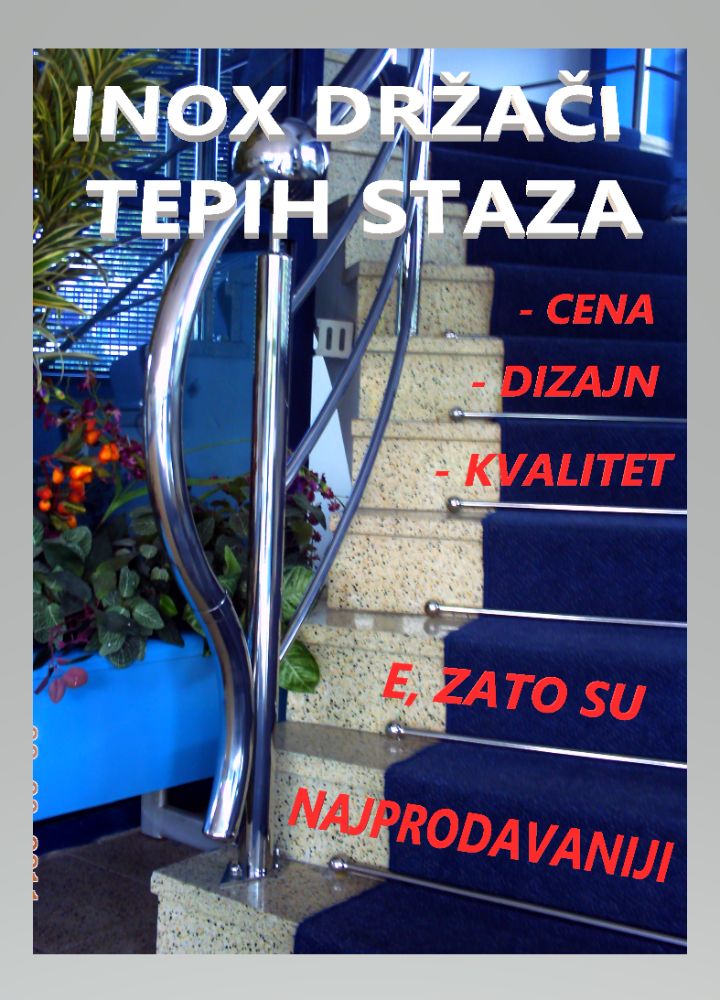 Držači tepih staza na stepeništu