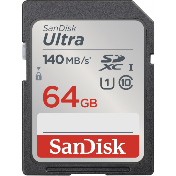 SDXC SanDisk 64GB Ultra, SDSDUNB-064G-GN6IN