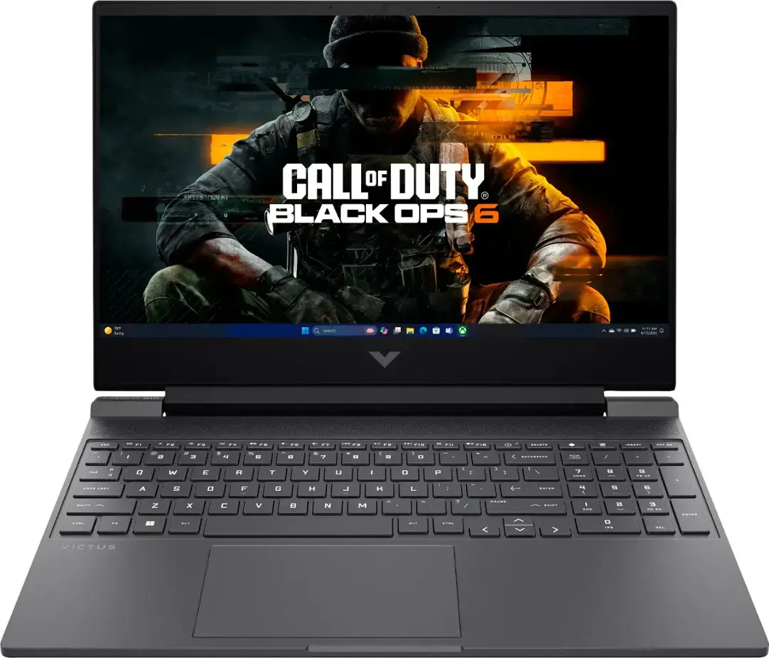 HP - Victus 15.6" Full HD Gaming Laptop - AMD Ryzen 5-7535HS - 8GB DDR5 Memory - AMD Radeon RX 6550M - 512GB SSD - Mica Silver