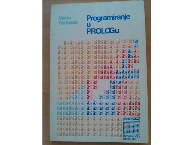 Mario Radovan - Programiranje u PROLOG-u