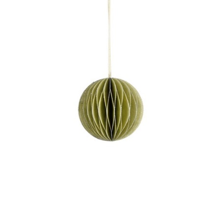 Dekordom novogodišnja dekoracija - hanging paper ball 8cm 1137186 - light green - edl ( 041377 )