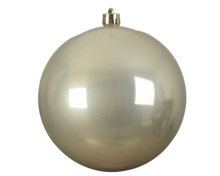 Dekordom novogodišnja dekoracija - hanging bauble 14cm 022275 - pearl - kmg ( 043305 )