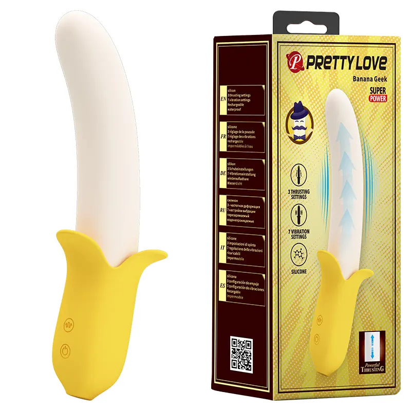 Pretty Love Pokretljivi banana vibrator Banana Geek