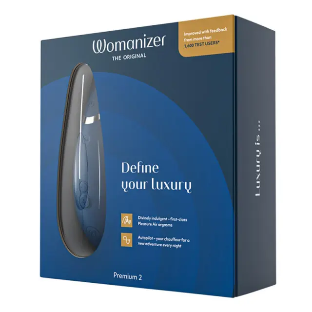 WOMANIZER Vibrator Premium 2, Plavi