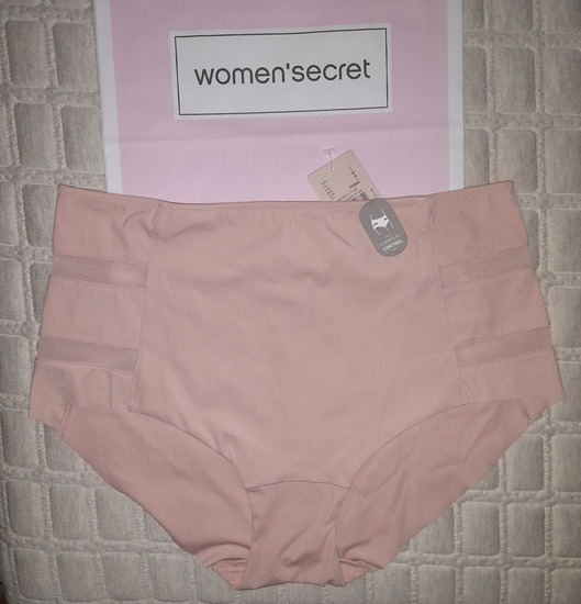 WS bež/nude microfiber steznik slip gaće NOVO!%