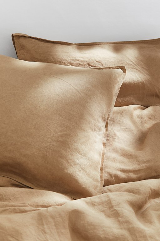 Linen double/king duvet cover set