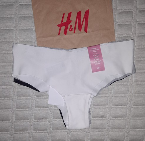 H&M 3kom laserski secene brazilke pamuk NOVO!%