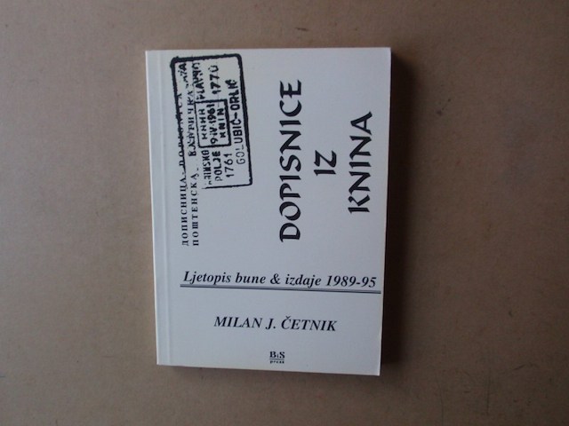 Milan Četnik - DOPISNICE IZ KNINA