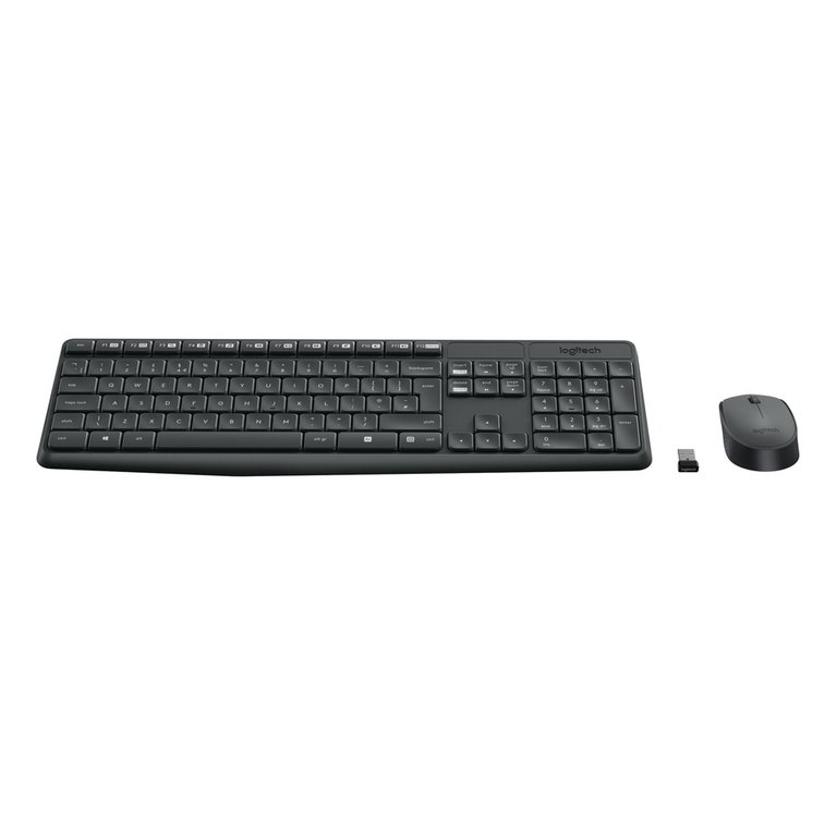 MK235 Wireless Keyboard Grey YU