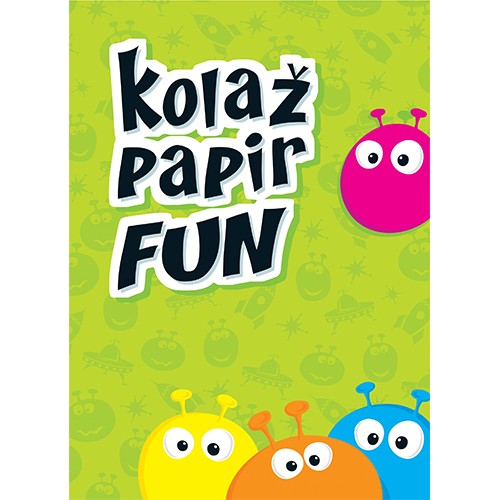 Kolaž papir B5 samolepljivi Fun 10 boja Fun Range