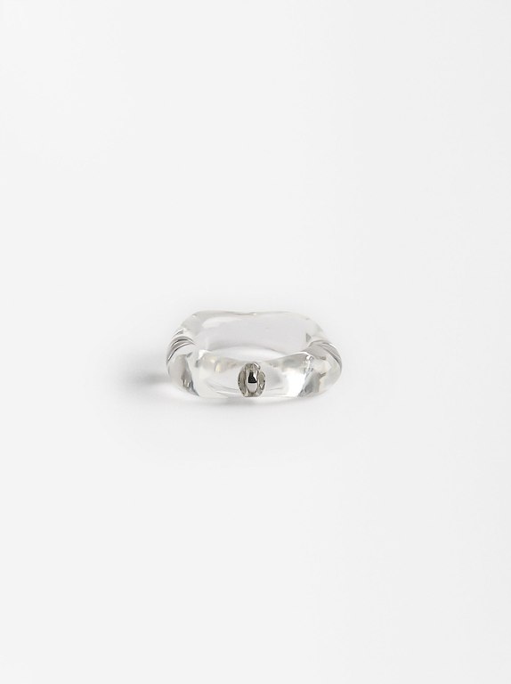 Transparent Square Ring