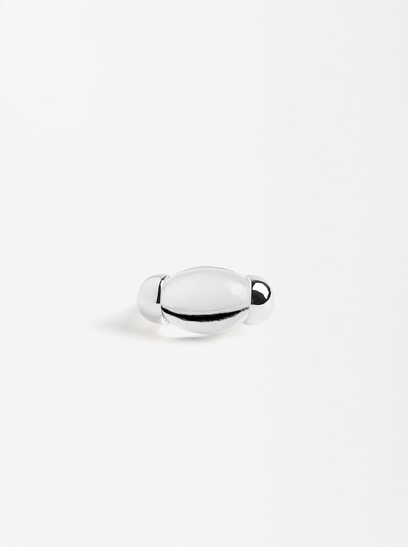 Oval Transparent Resin Ring