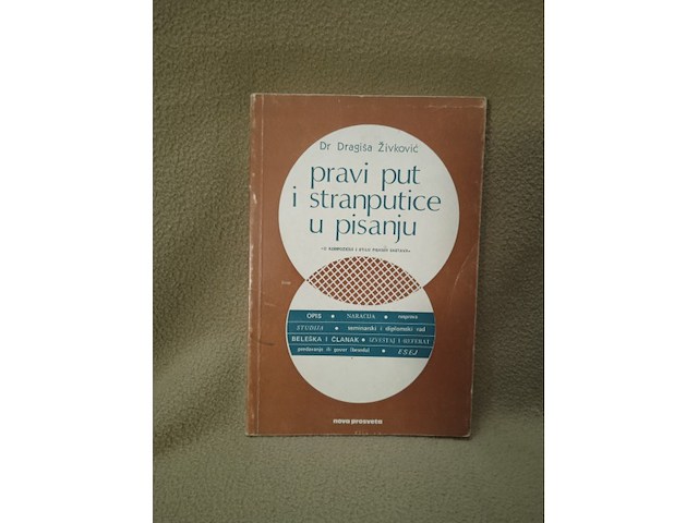 Dr DRAGIŠA ŽIVKOVIĆ - Pravi Put I Stranputice U Pisanju