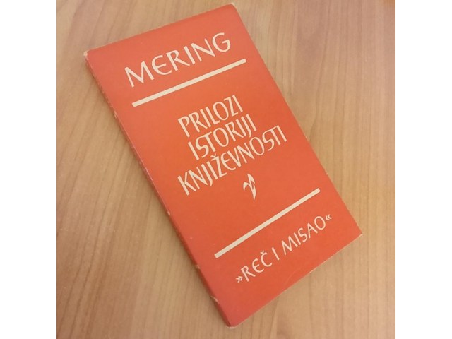 Franc Mering - Prilozi istoriji književnosti (2. pr