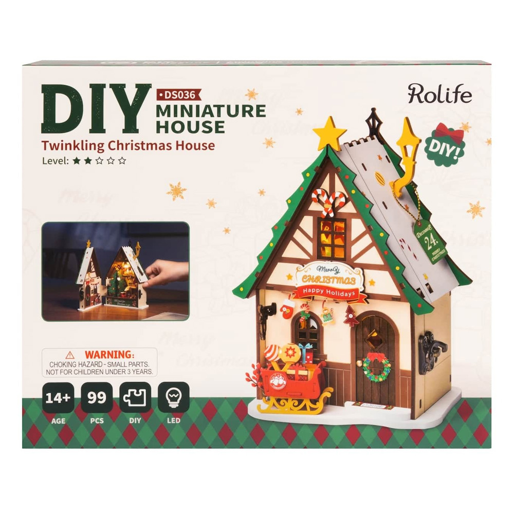 Twinkling Christmas House