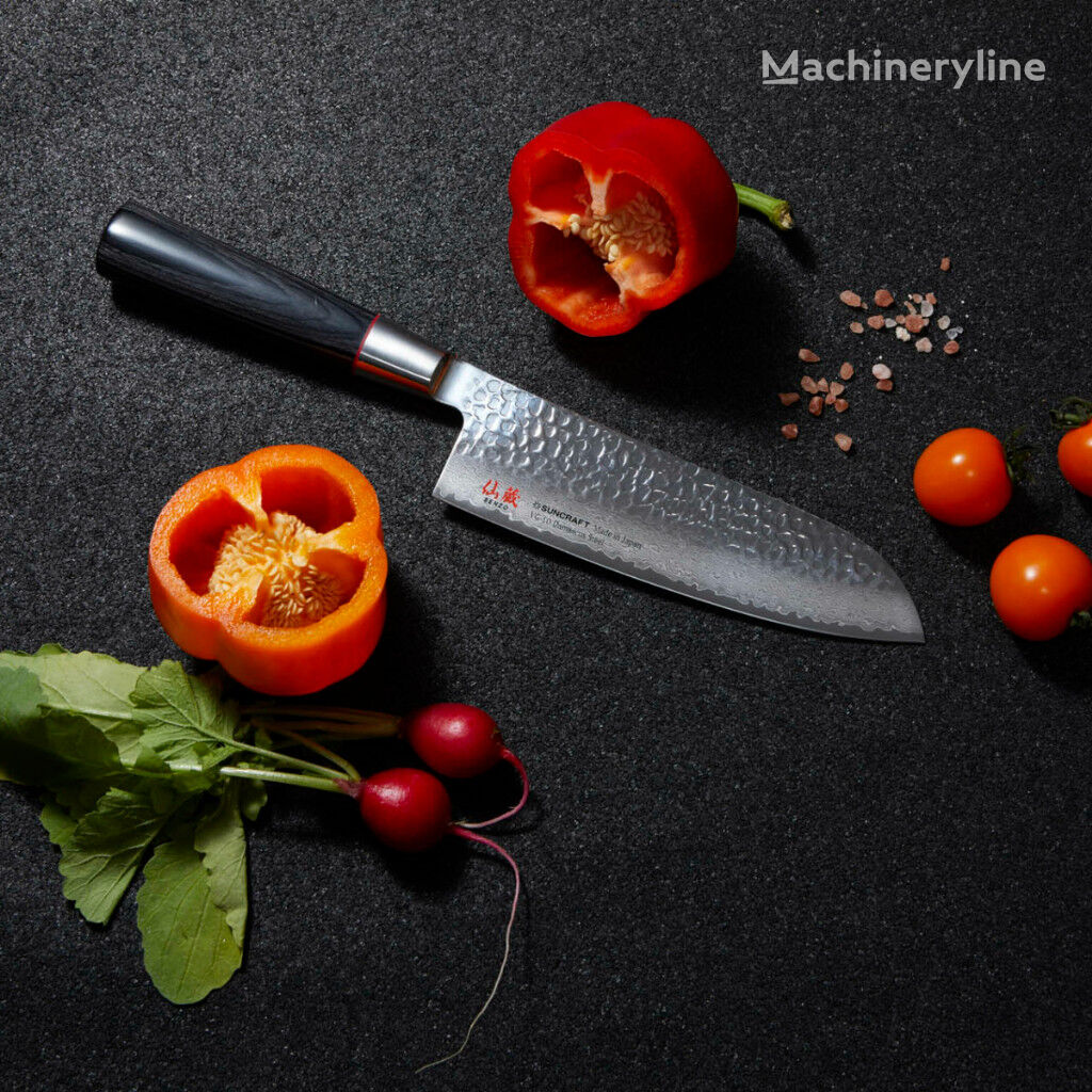 Novi SUNCRAFT SZ-04 Nozh Santoku 167mm kuhinjski pribor