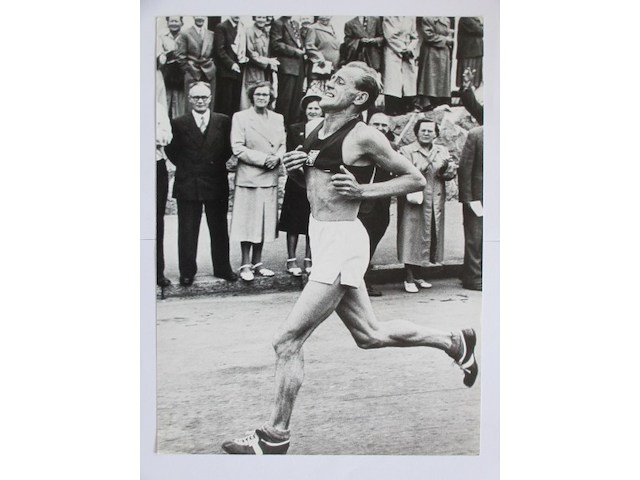 Fotografija Emil Zatopek Olimpijske Igre Helsinki 1952.