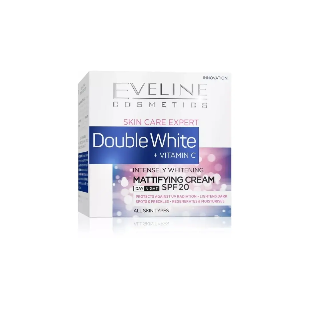 EVELINE Krema Double White+Vitamin C, SPF20, 50ml