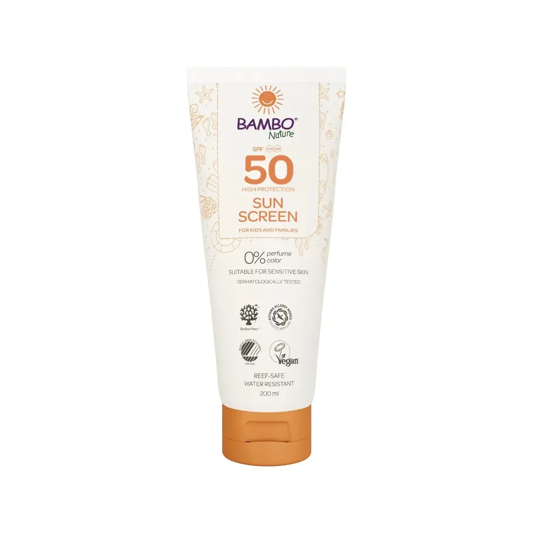 BAMBO Krema za zaštitu od sunca Nature, SPF 50, 100ml