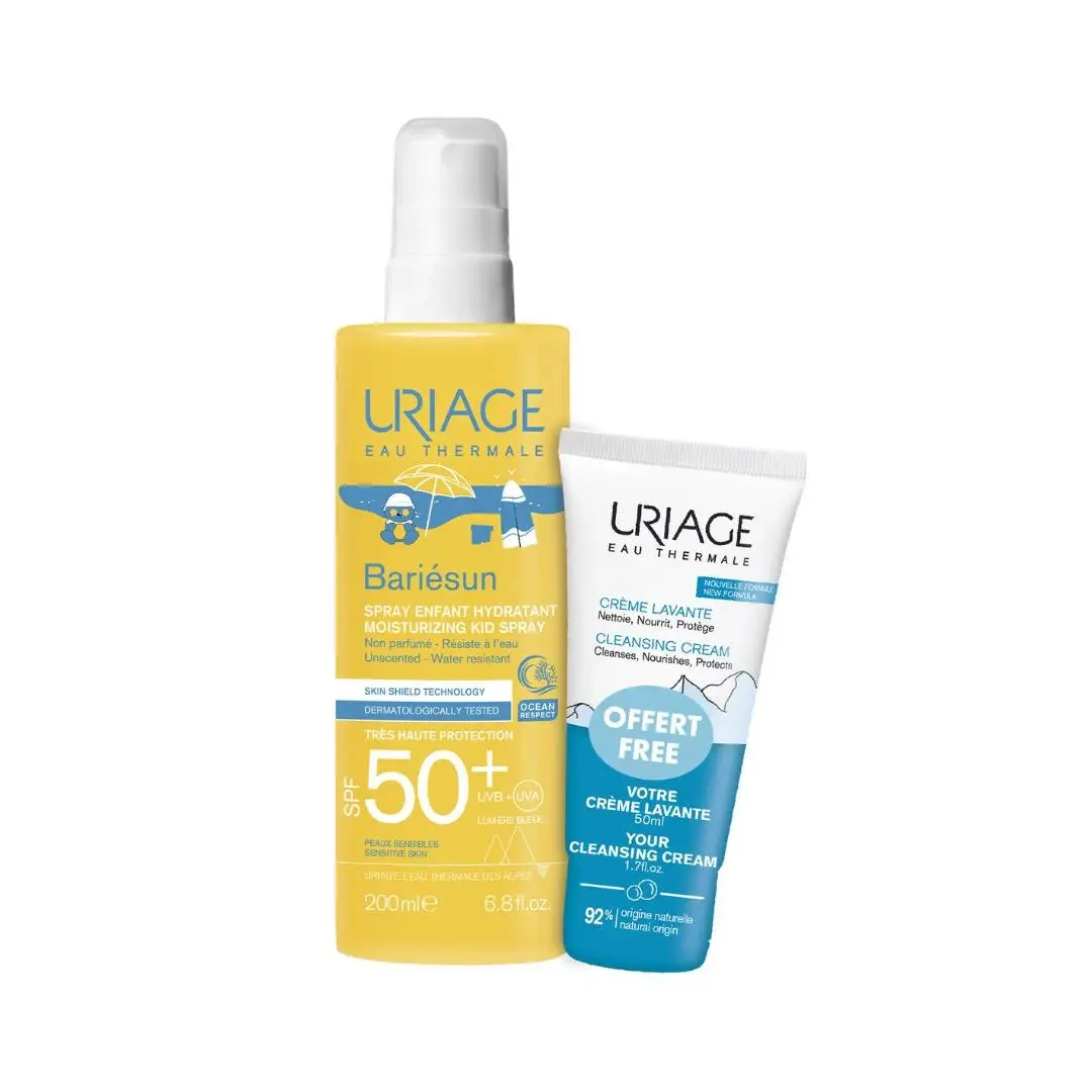 URIAGE Sprej za decu SPF50+ i Hranjiva krema za zupanje Bariésun Promo set