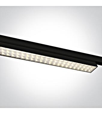 Svetiljka Lorca LED 40-60W max.5400lm CCT CRI90 IP20 crna
3000K-4000K-5000K, 3-fazna šinska svetiljka