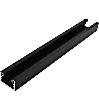 Aluminijumski profil LBA / crni, D-2000mm Š-30mm V-19mm