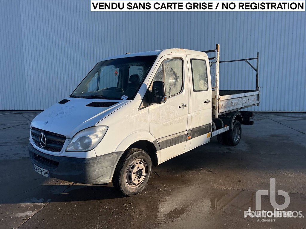 Prodaje se Mercedes-Benz SPRINTER 513 CD Crew Cab Camion Benne Double Ca kiper na aukciji