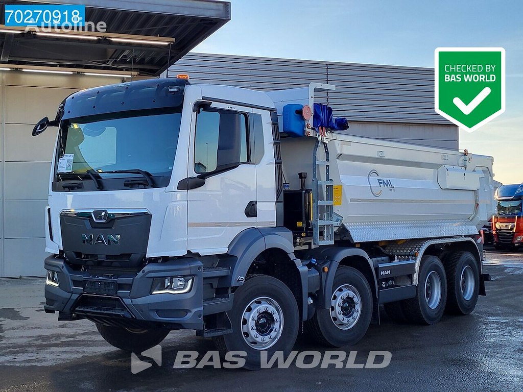 Novi MAN TGS 35.480 8X4 Electric Tarpaulin 17m3 tipper Retarder Big-Axle kiper