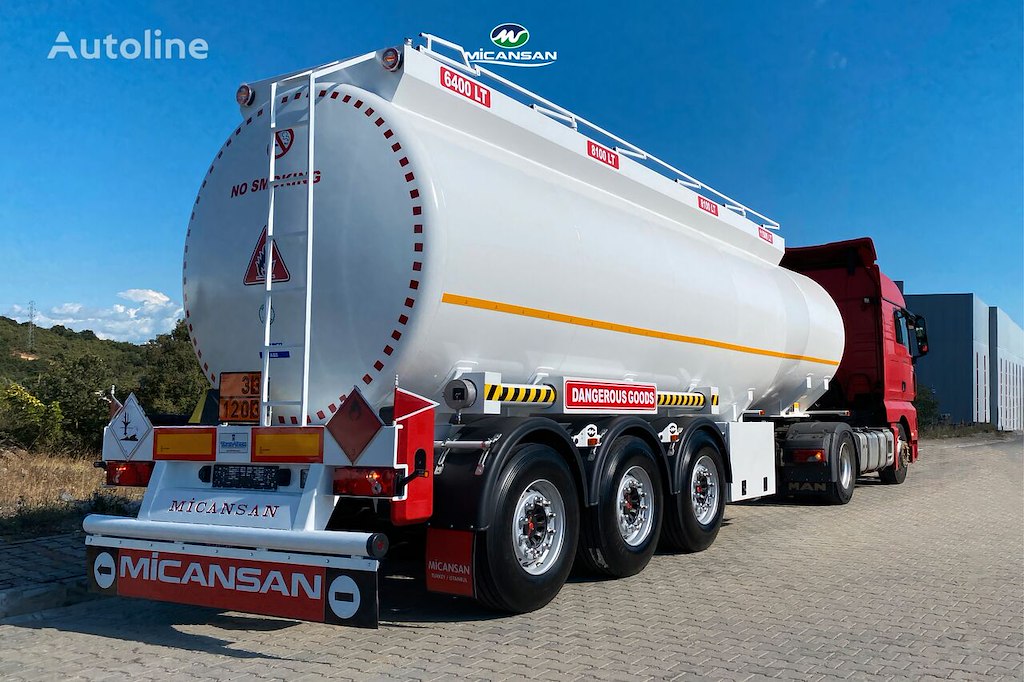 Nova Micansan NEW 2025 SAF AXLE 34000 Ltr. FUEL SEMI TRAILER TRANSPORT TANK cisterna za goriva i maziva