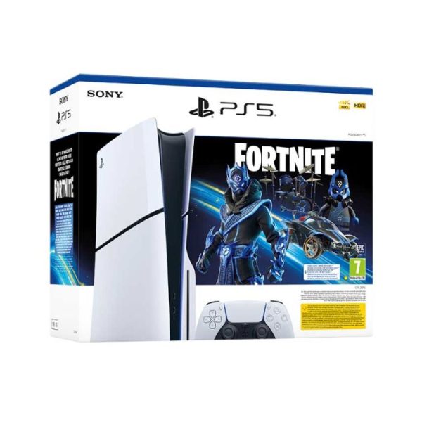 SONY PLAYSTATION 5 Slim Blu-Ray + Fortnite Cobalt Star Bundle