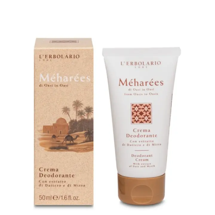 Lerbolario Meharees dezodorans u kremi, 50ml